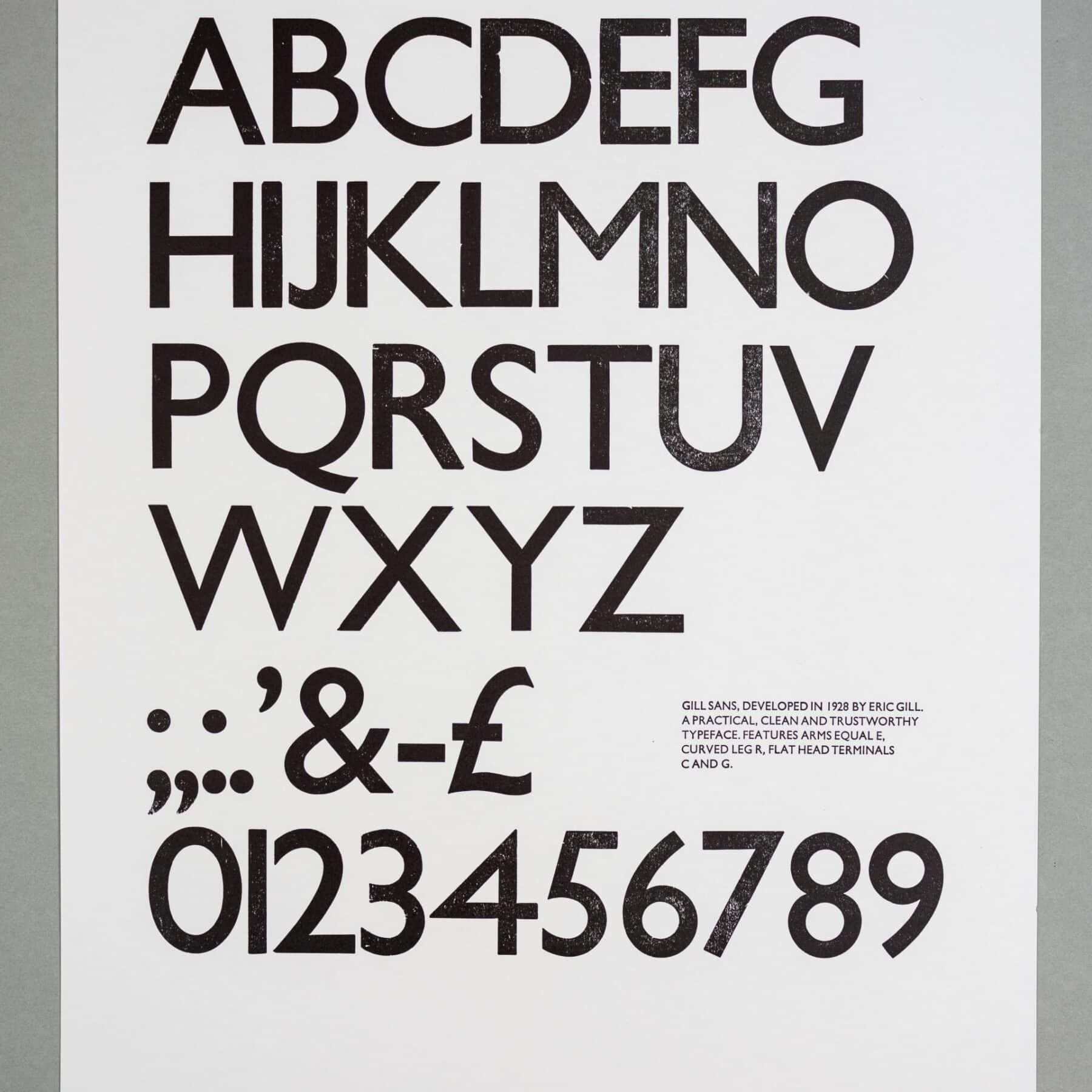 ABC Type Specimen Prints - National Print Museum