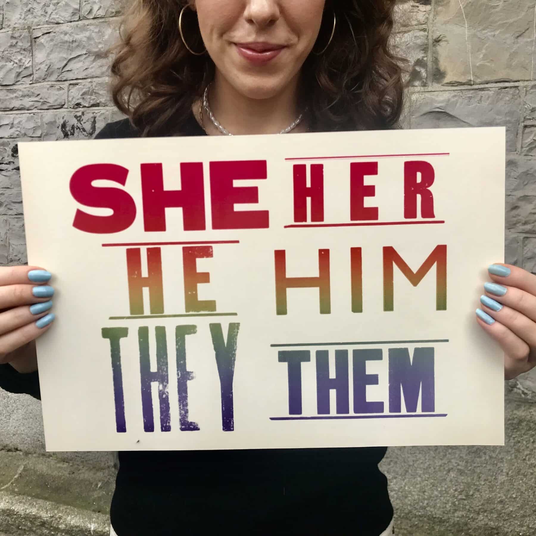 Pronoun Poster - National Print Museum